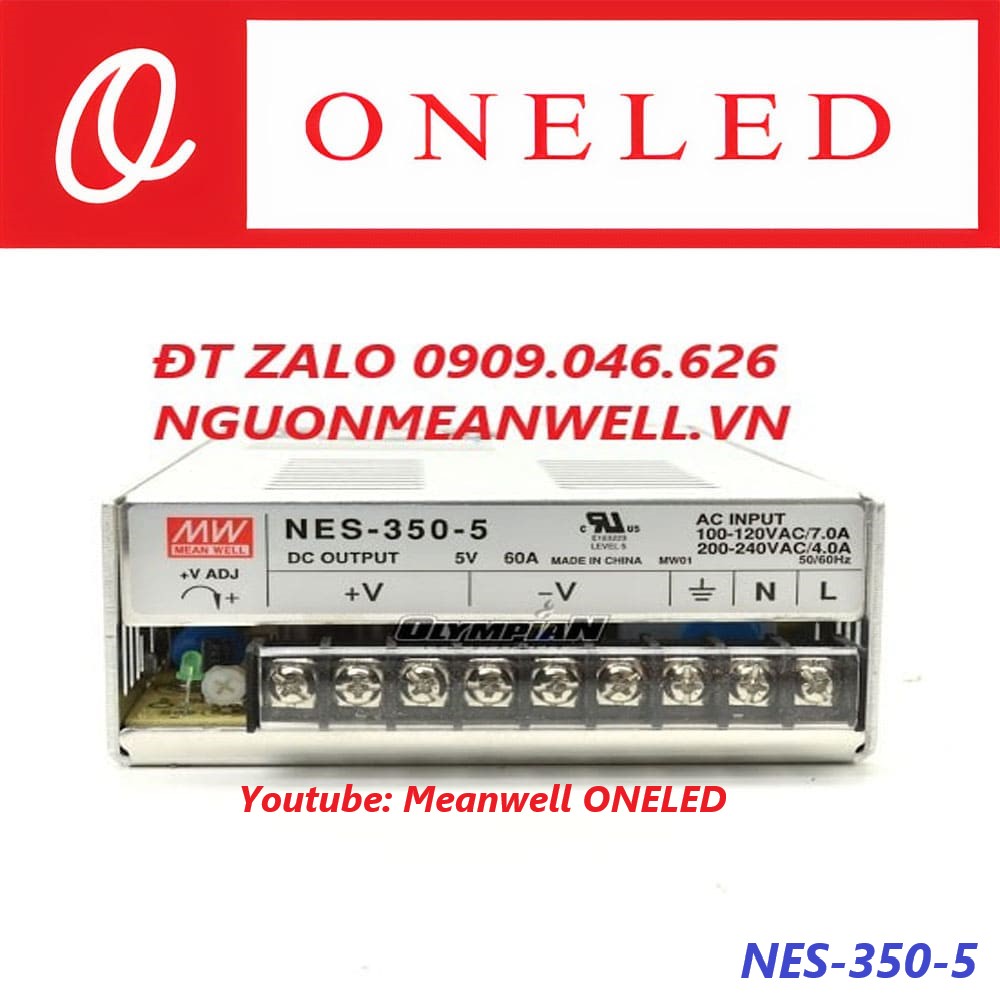 Nguồn Meanwell NES-350-5 - Nguồn Meanwell 0909046626 - Meanwell Việt ...